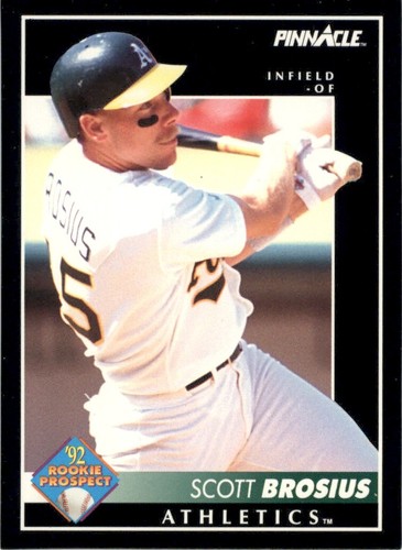 1992 Pinnacle Scott Brosius Oakland Athletics #274 Baseball Card | eBay
