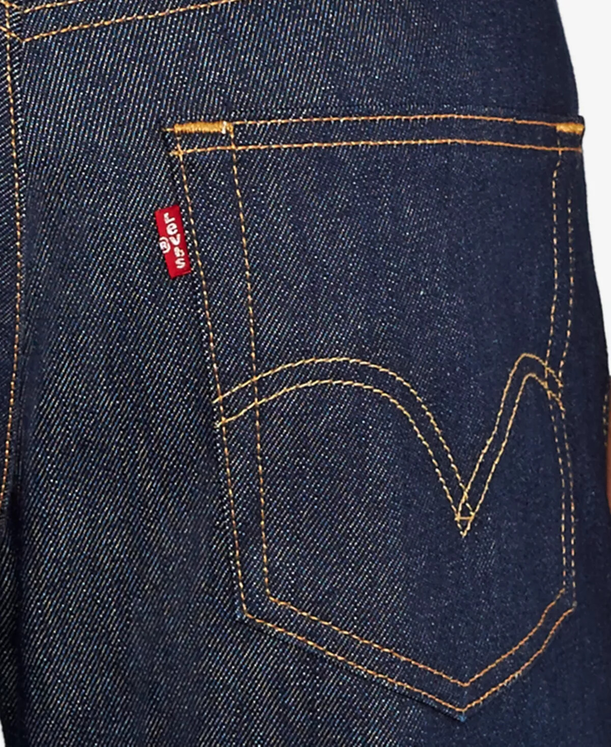 Levis 501 Men's Original Shrink To Fit Button Fly Jeans Raw Rigid Blue ...