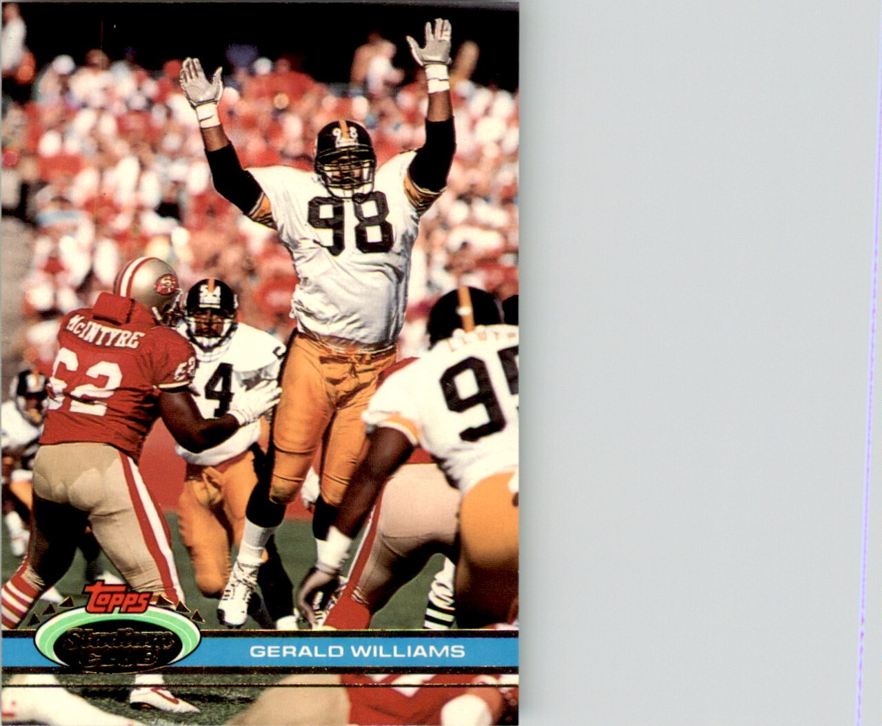 1991 Stadium Club Gerald Williams . Pittsburgh Steelers #486 | eBay