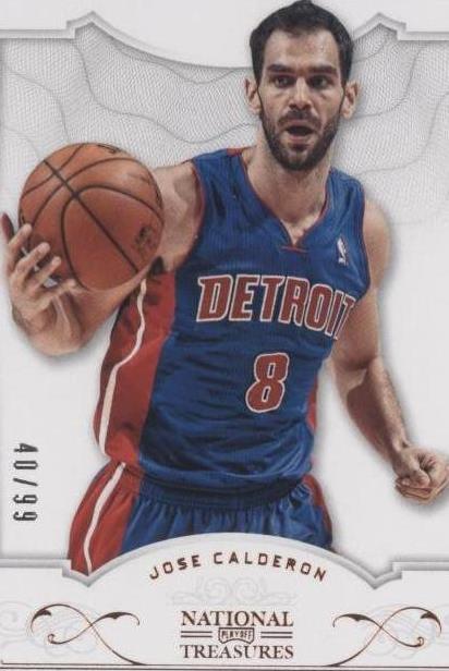 2012-13 Panini National Treasures - Jose Calderon #66 /99 for sale ...