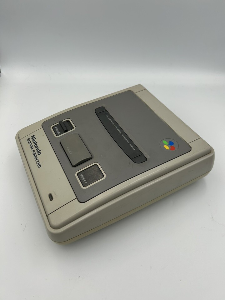 Nintendo Super Famicom Console & 2controllers w/box - Gray - Tested ...