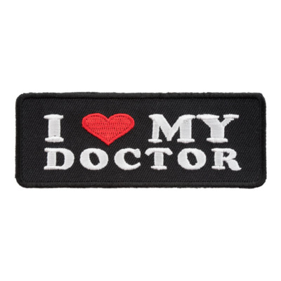 I Love My Doctor Patch, Patients Sayings Patches | eBay