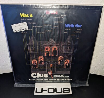 Clue The Movie Soundtrack Black White Split Vinyl LP Mondo /300 NEW ...