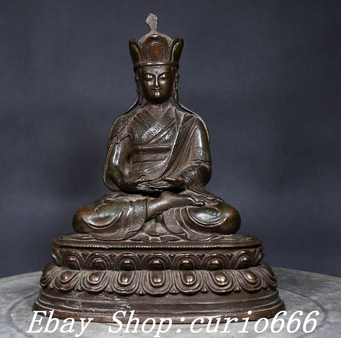 Old Tibet Pure Copper Tang Seng San Zang Ksitigarbha Boddhisattva ...