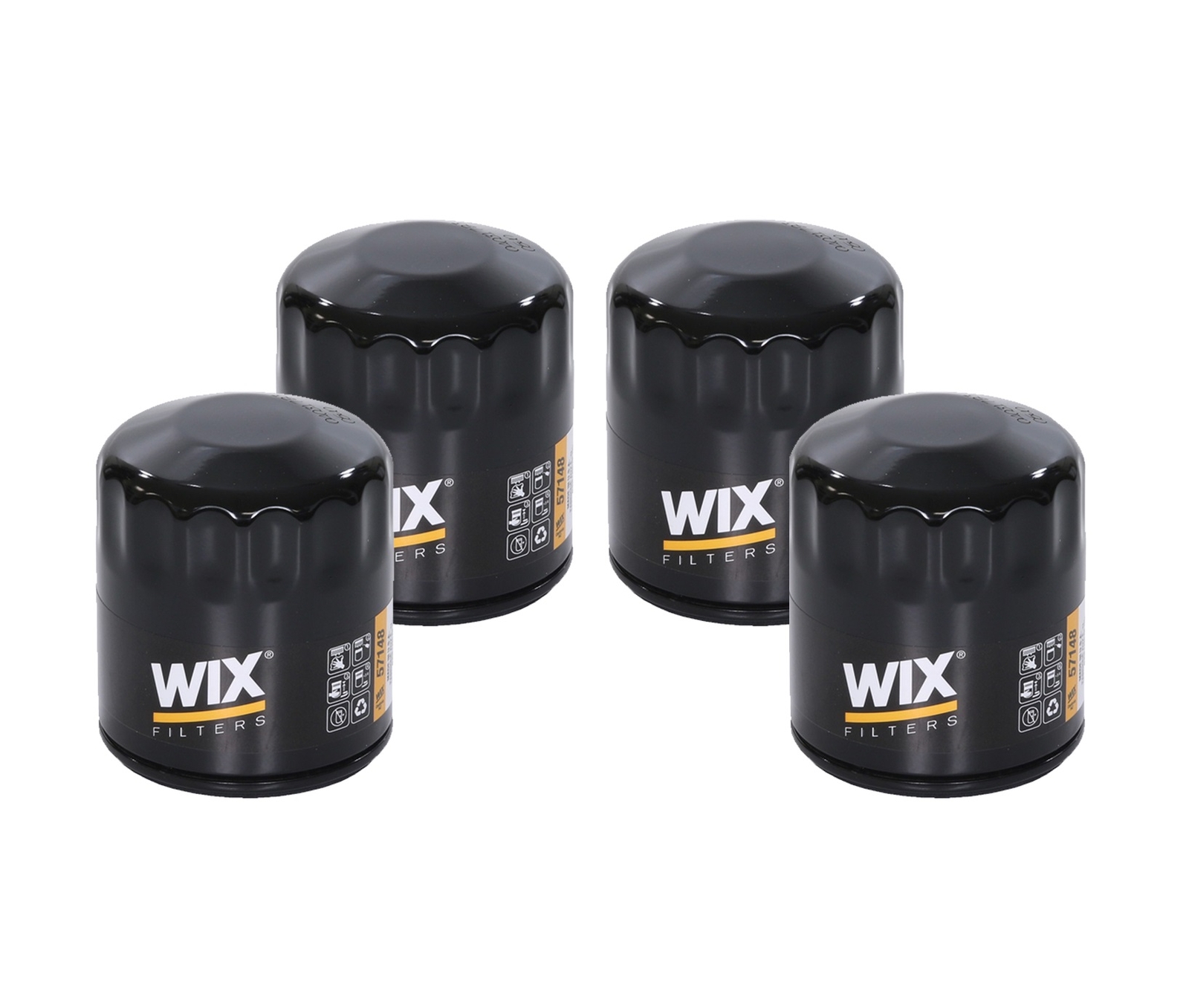 Wix Set of 4 Engine Motor Oil Filters For Harley Davidson | eBay