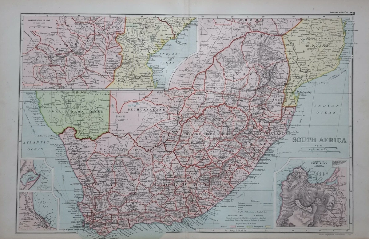 Orange River Africa Map
