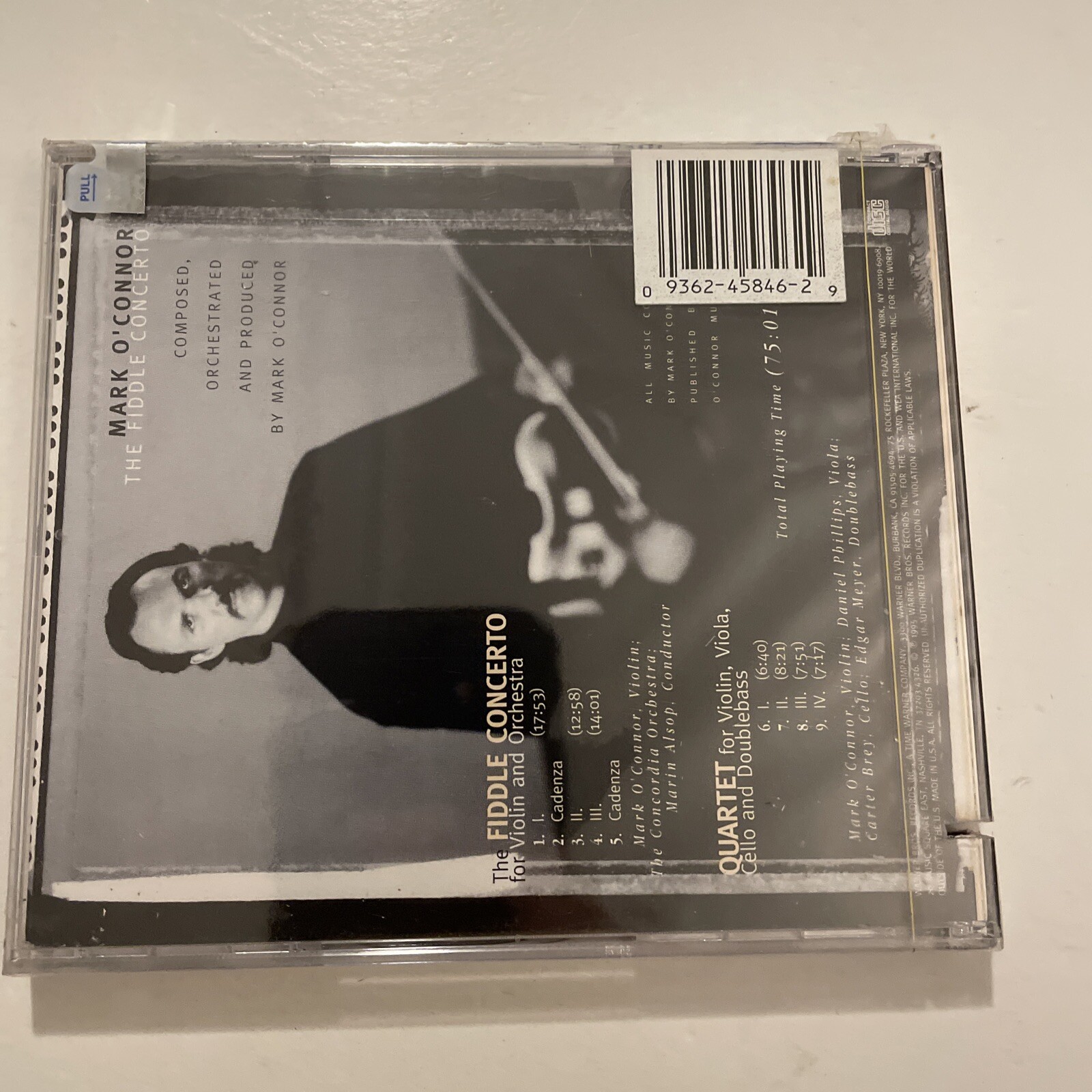 The Fiddle Concerto by O'connor, Mark (CD, 1995) for sale online | eBay