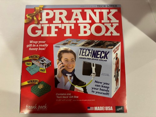 NEW Prank Pack TECH NECK Prank Gift Box device collar Large 11.25"x9"x3 ...