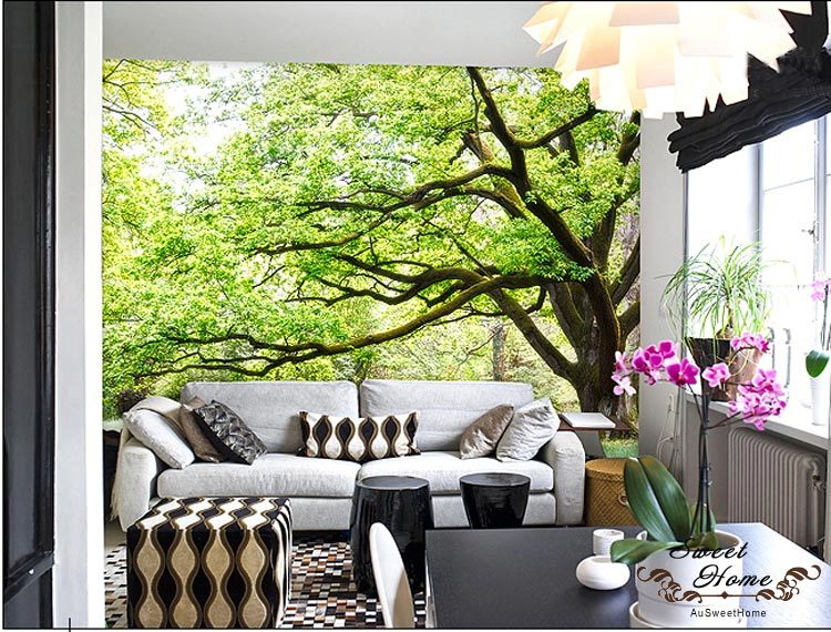 Heaven Trees Full Wall Mural Large Wall Print Decal Wallpaper Home ...
