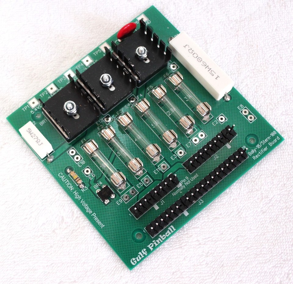 NEW -Rectifier Board for early Bally/Stern pinball games - Solder ...