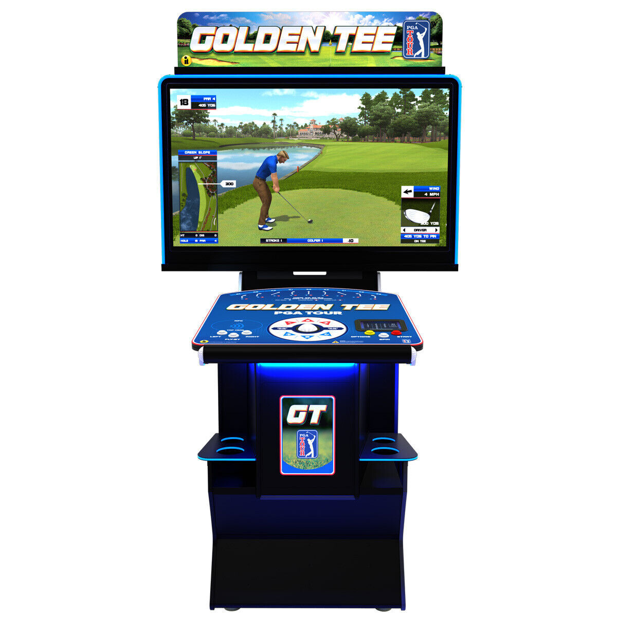 Incredible Technologies Golden Tee Golf Game Home Arcade for sale ...
