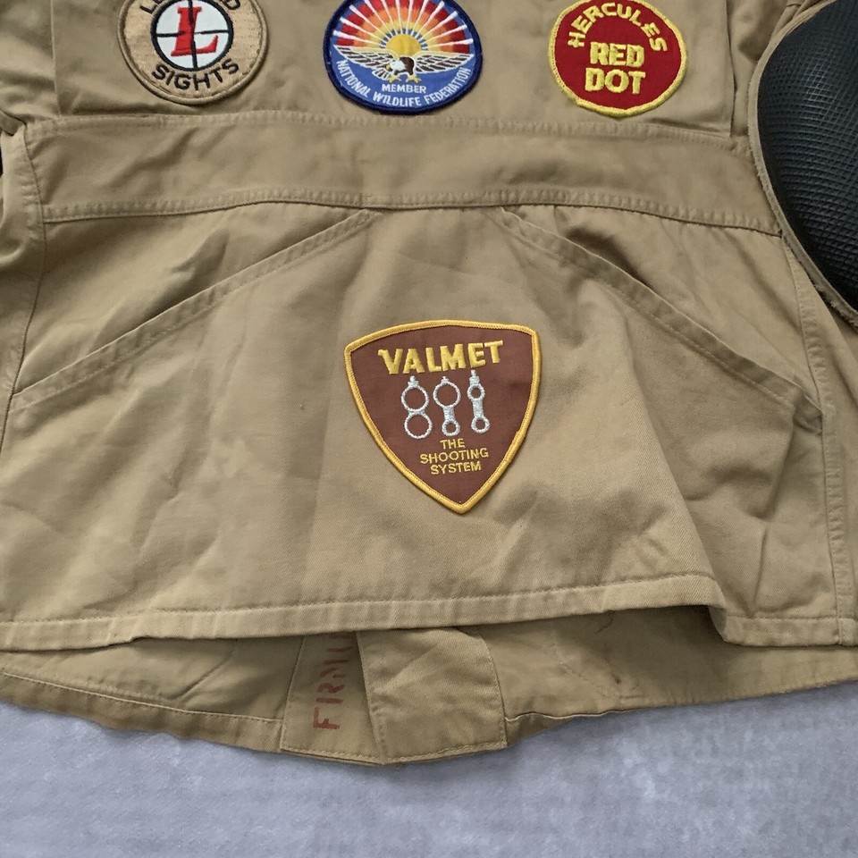 Vintage Padded Shooting Jacket Size M/L Patch NRA Rifle Skeet Olympic ...