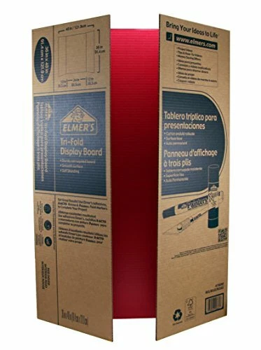 Red Tri Fold Poster Board