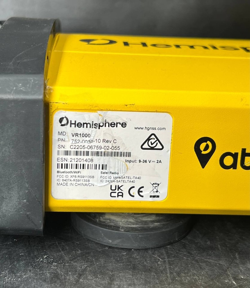 Hemisphere GNSS Vector VR1000 Smart Antenna Receiver REV C | eBay