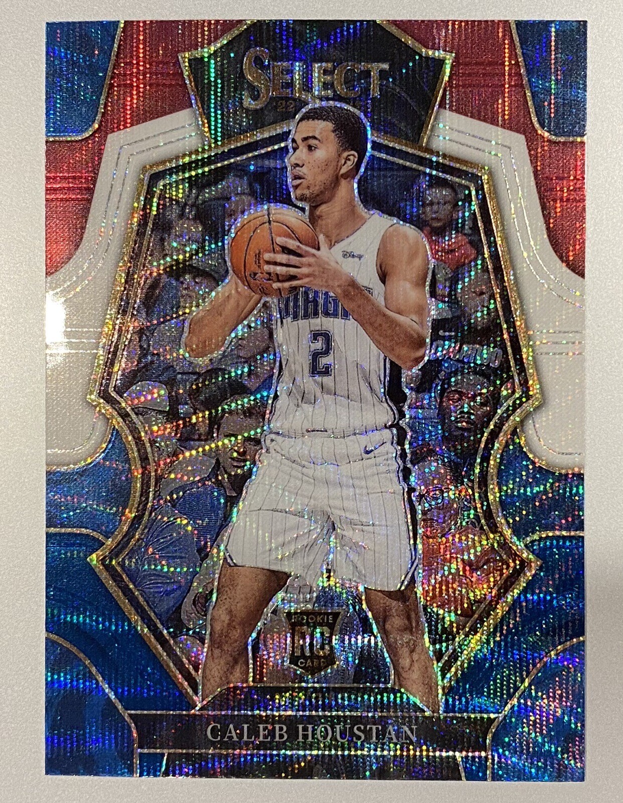 Caleb Houston 2022 Select Premier Tri Color Prizm Rookie #177 Magic RC ...