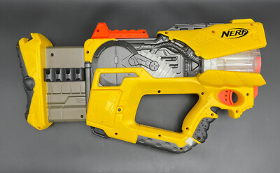 Nerf N-Strike Firefly Rev-8 Gun Blaster Shooter Yellow Black Gray ...