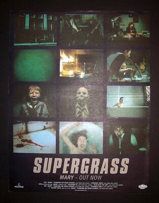 Supergrass Mary 1999 Poster Type Ad, Promo Advert | eBay
