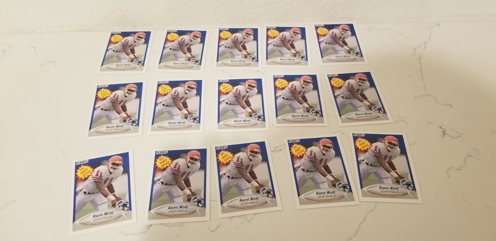 Andre Ware Rookie Card 1990 Fleer (15 Count) | eBay