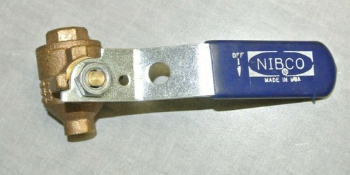 Nibco 150 SWP 800 CWP 3/8" Bronze Ball Valve Inline, SP-110 - New Old ...