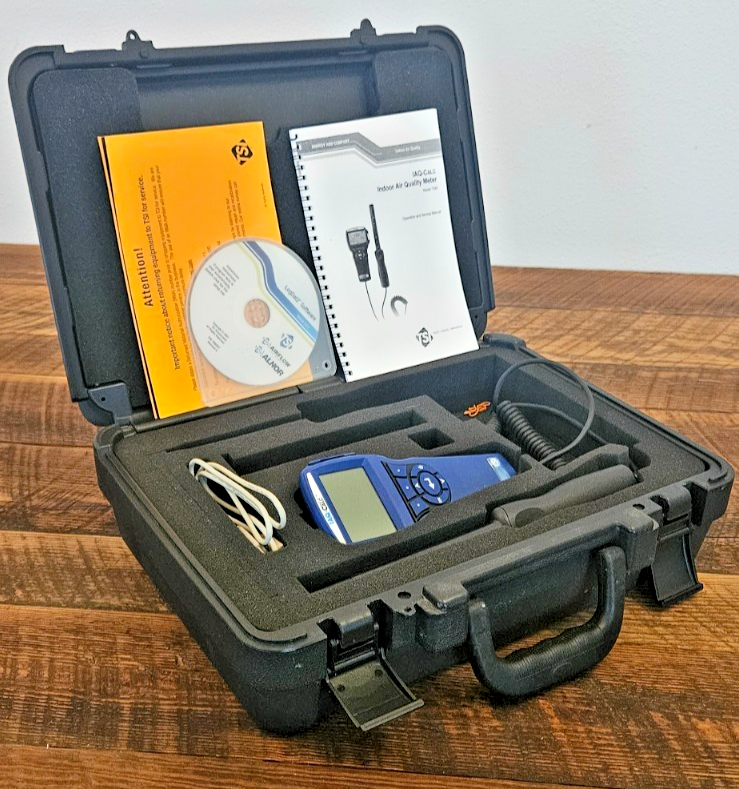TSI 7545 IAQ Calc Indoor Air Quality Meter with Probe, Software & Case ...