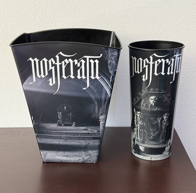 2024 Movie Nosferatu Plastic Popcorn Bucket + Cup VGC 🍿 | eBay
