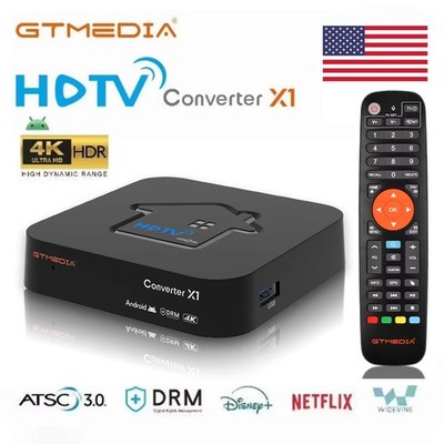 4K 2160p ATSC 3.0/1.0 Android Cable TV Tuner Box over-the-air DVR ...