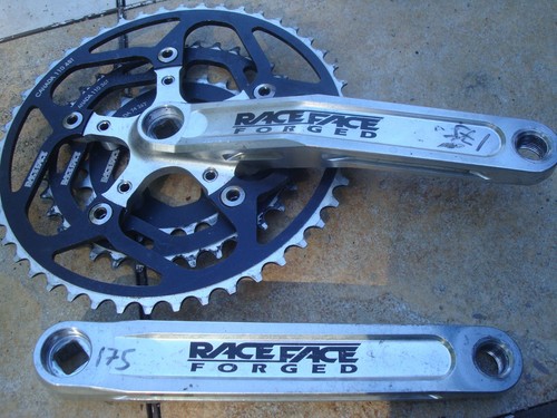 Race Face Turbine crankset, 175mm, square taper, 74/110 BCD, Rings 26 ...