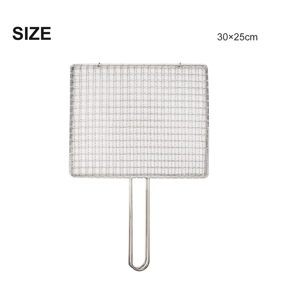 Stainless Steel Folding BBQ Net Suitable for Grilling Fish and Seafood ...