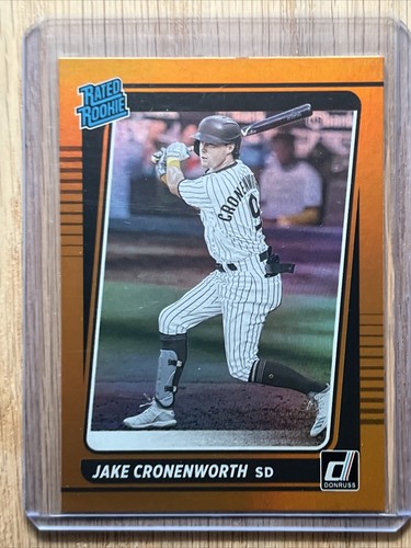 2021 Donruss Baseball Jake Cronenworth Rated Rookie Card #62 Orange ...