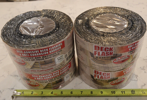 Deck Flash Barrier Waterproof Membrane Self Stick Adhesive 3" X 75' • 4 ...