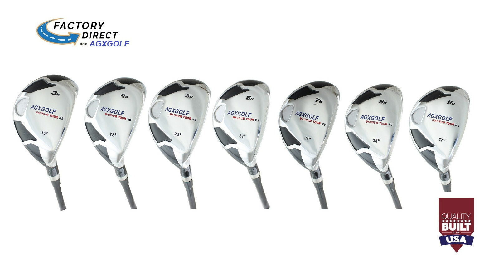 LADIES LH or RH COMPLETE XS HYBRID IRONS SET #3,4,5,6,7,8,9: GRAPHITE ...