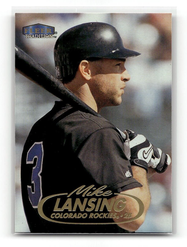 1998 Fleer Tradition #392 Mike Lansing - Colorado Rockies BASEBALL | eBay