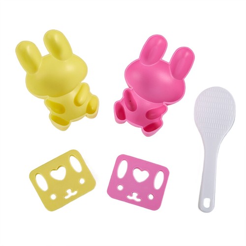 Rabbit Shape Rice Ball Onigiri Bento Mold Punch Mould DIY Tools Sushi ...