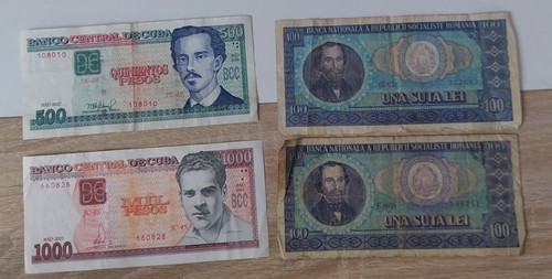 Banknoten - America - Rumenien - 1500 Pesos,200 lei | eBay