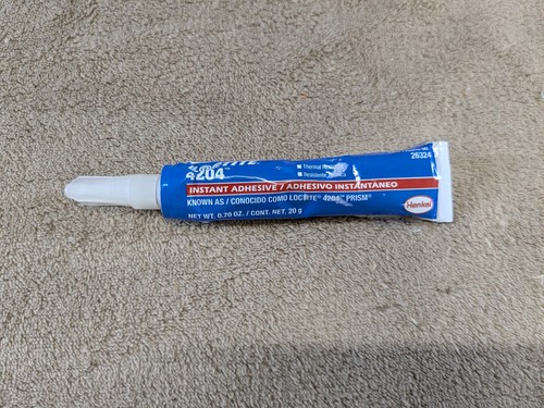Loctite 26324 Instant Adhesive 4204 Series Clear 0.7 Oz Tube Henkel HL ...