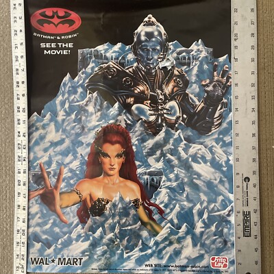Batman & Robin Poster 1997 Promo 17.5x22.25 Walmart Frito Lay RARE | eBay