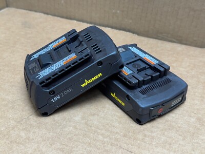 [2-PACK] WAGNER [BAT612] GENUINE 18V 2.0 AH LITHIUM-ION BATTERY | eBay