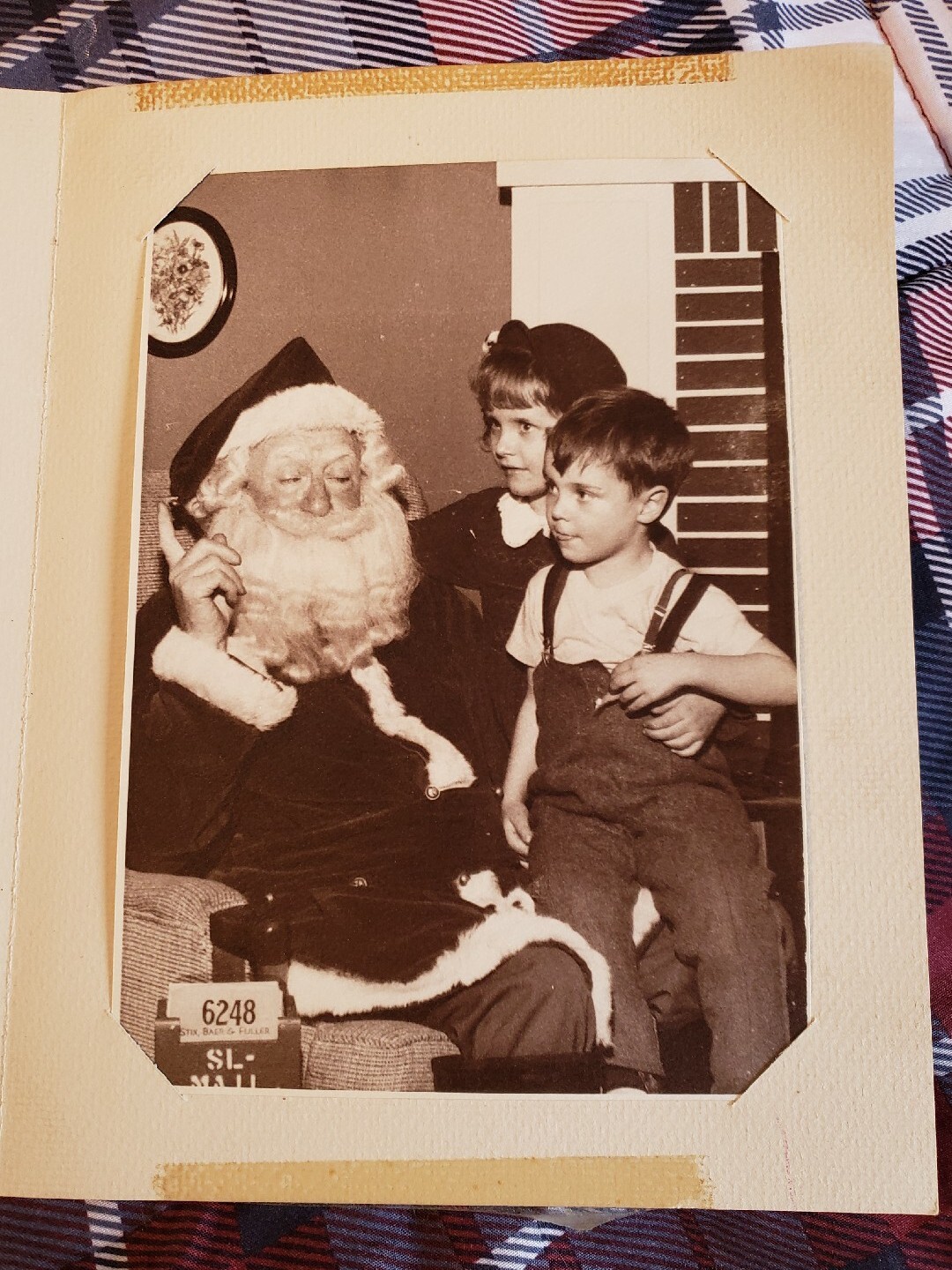 Santa Claus- Vintage Photo Department Store- Children At Christmas #4 ...