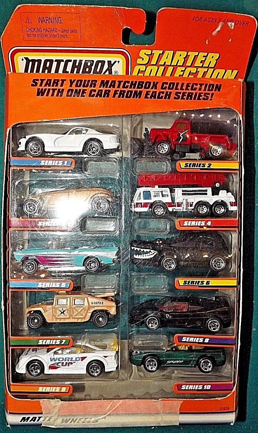 Matchbox 1997 MATCHBOX 10 PACK STARTER COLLECTION UNOPENED CONDITION