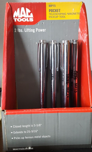 MAC Tools Telescoping Pocket Magnet MP15 Silver 2Lbs. Lifting Power | eBay