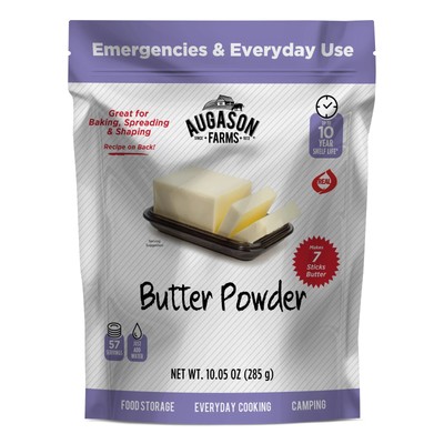 Augason Farms Dehydrated Butter Powder Resealable Pouch Emergency Food ...