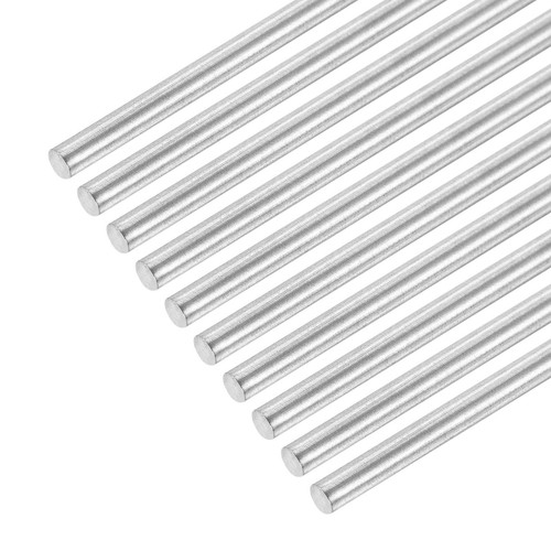 10pcs 304 Stainless Steel Round Rods 4mm x 420mm for RC DIY Craft Tool ...