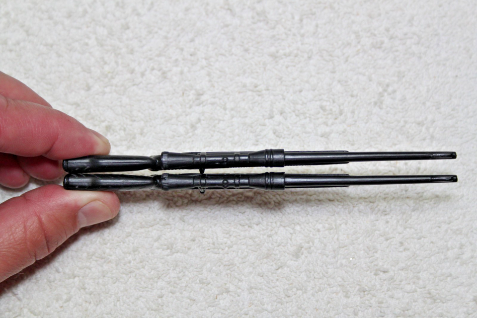 Vintage GI Joe Adventure Team - Black Hunting Rifles (pair - nice ones ...