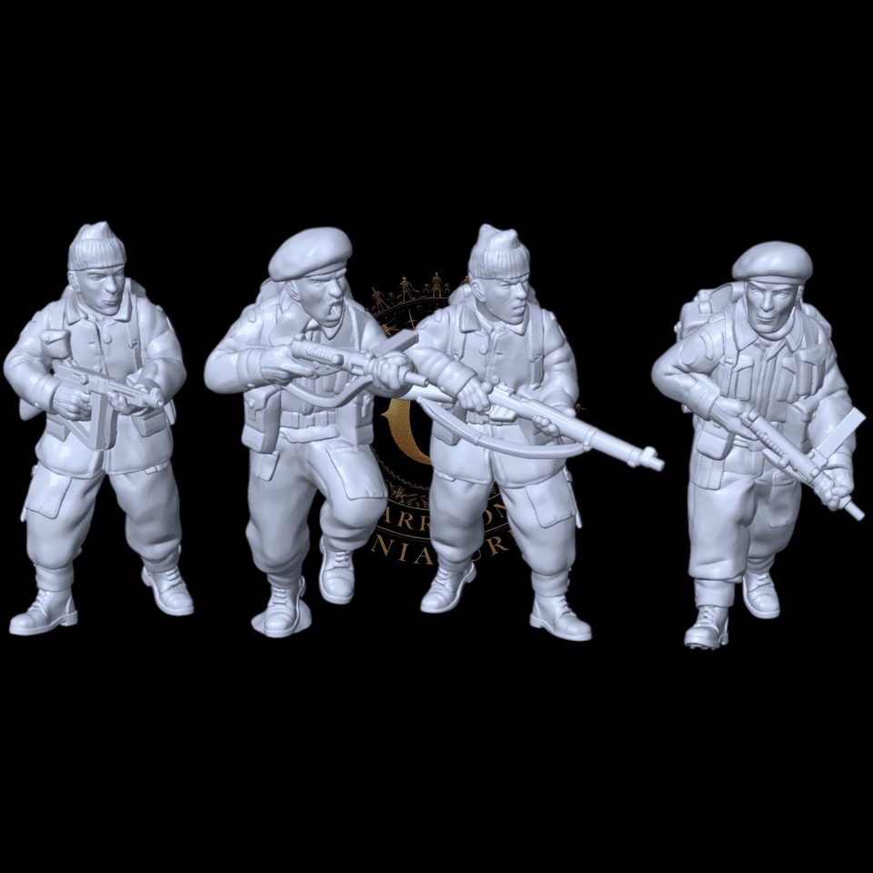 WW2 British Royal Marines X10 28mm ideal Bolt Action etc Wargames ...