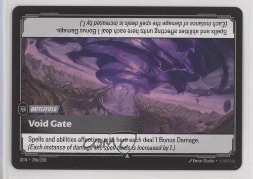 2025 Riftbound Origins: League of Legends TCG OGN Void Gate #296 | eBay