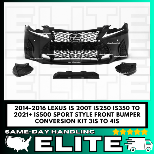 2014-2016 Lexus IS 200t IS250 Is350 To 2021+ IS500 Front Bumper ...