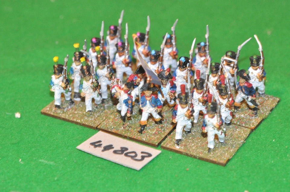 25mm napoleonic / french - regt 24 figs - inf (44803) | eBay