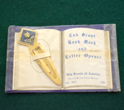 VINTAGE BOY SCOUT - CUB SCOUT BOOKMARK | eBay