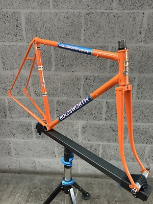 Holdsworth Equipe 70s? Vintage bicycle Frame 54cm X 57cm Orange & Blue ...