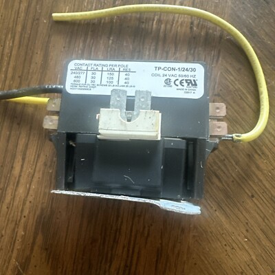 1 Pole 24 Volt 30 Amp Contactor w/ Shunt - TP-CON-1/24/40 - TRADEPRO ...